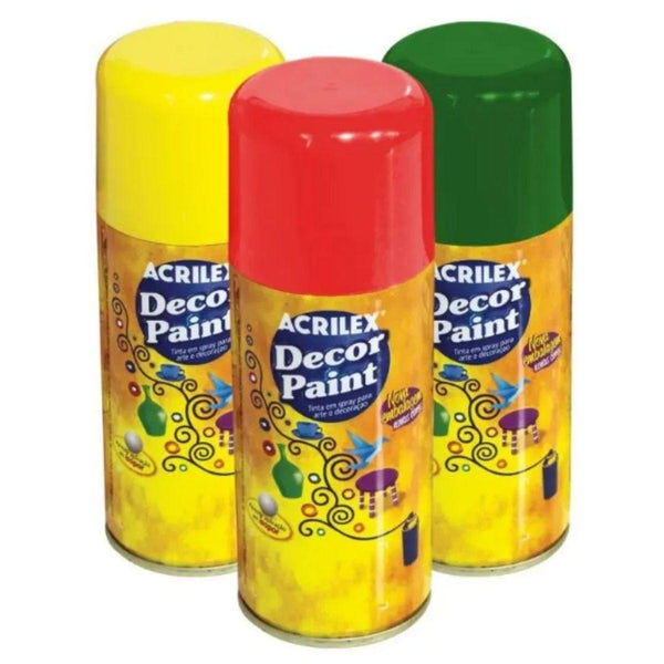 Tinta Spray Decor Paint Acrilex 150ml – Palácio da Arte