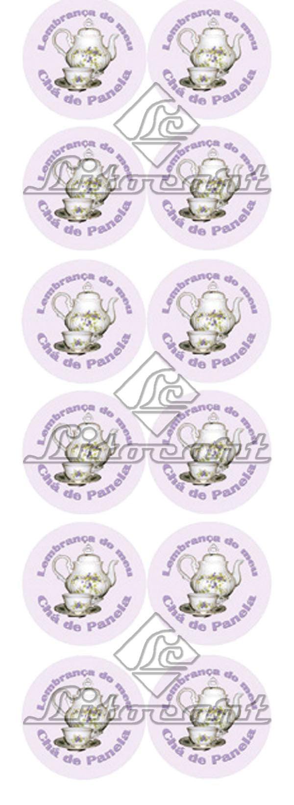Etiqueta Adesiva Lembrançinha 2,5x2,5 LLARP-11 Chá de Panela 120 ...