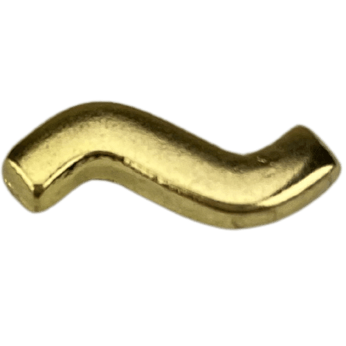 Letra Acento Til em Metal Dourado 1,5x0,5cm – Palácio da Arte